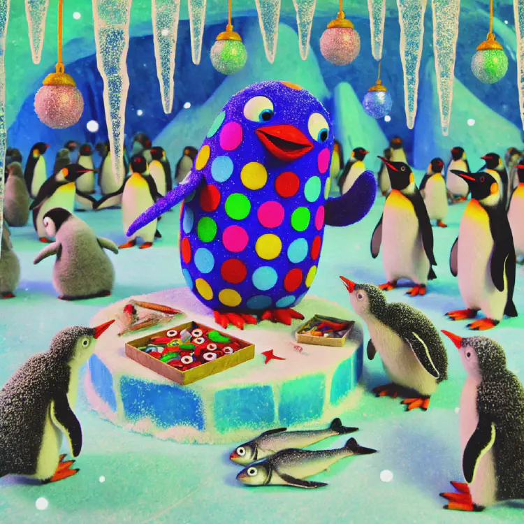 The Polka-Dot Penguin's Perfect Party | Bedtime Bites | Bedtime Stories ...
